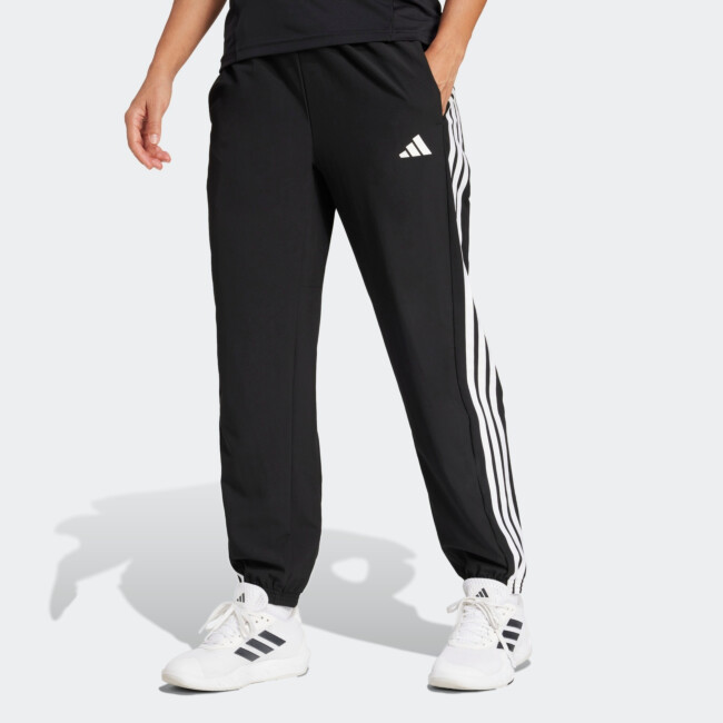 Adidas women's train essentials 3-stripes woven joggers | Штаны ...